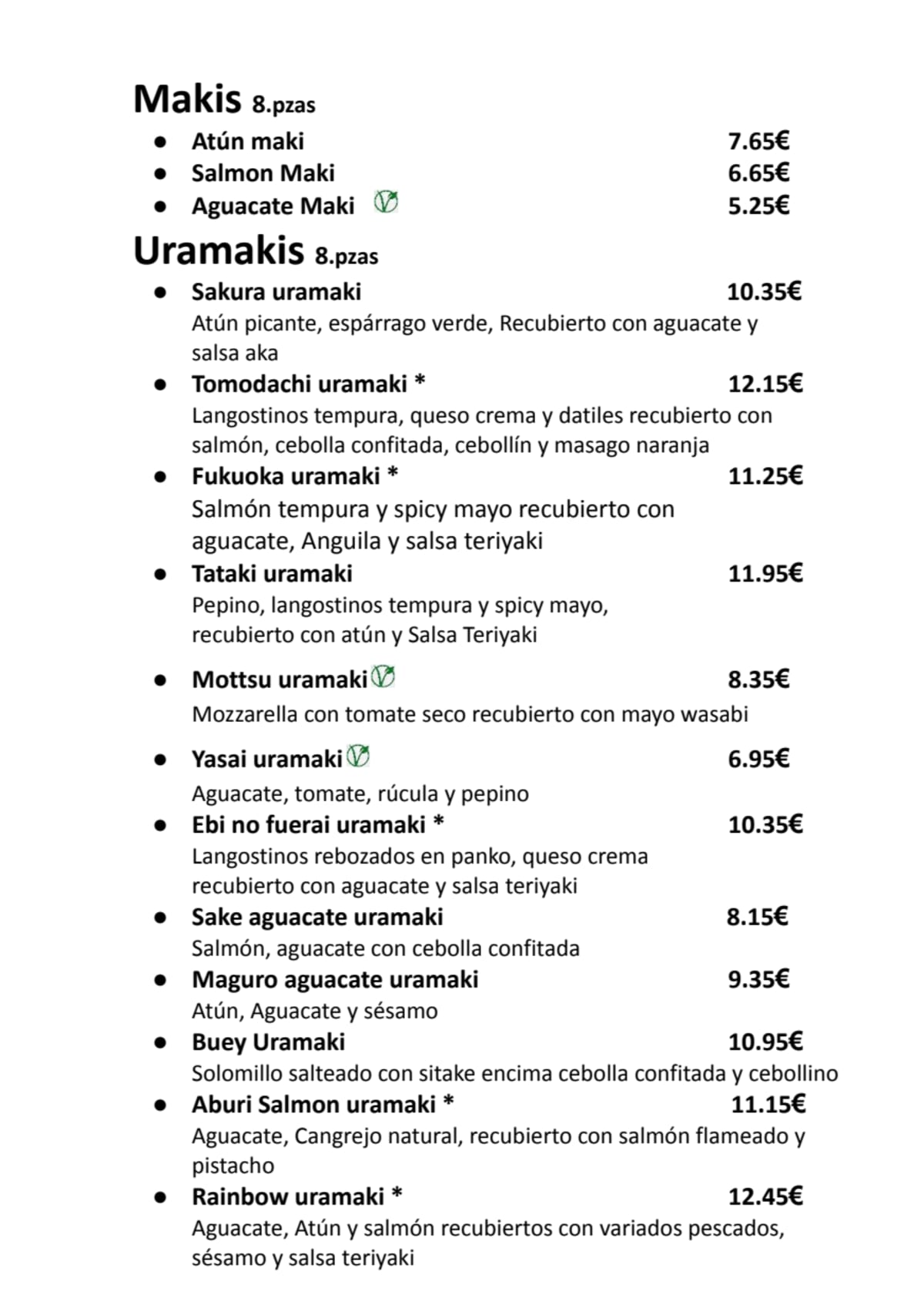 Carte et Menus 2024 - Tomodachi à Barcelone | TheFork