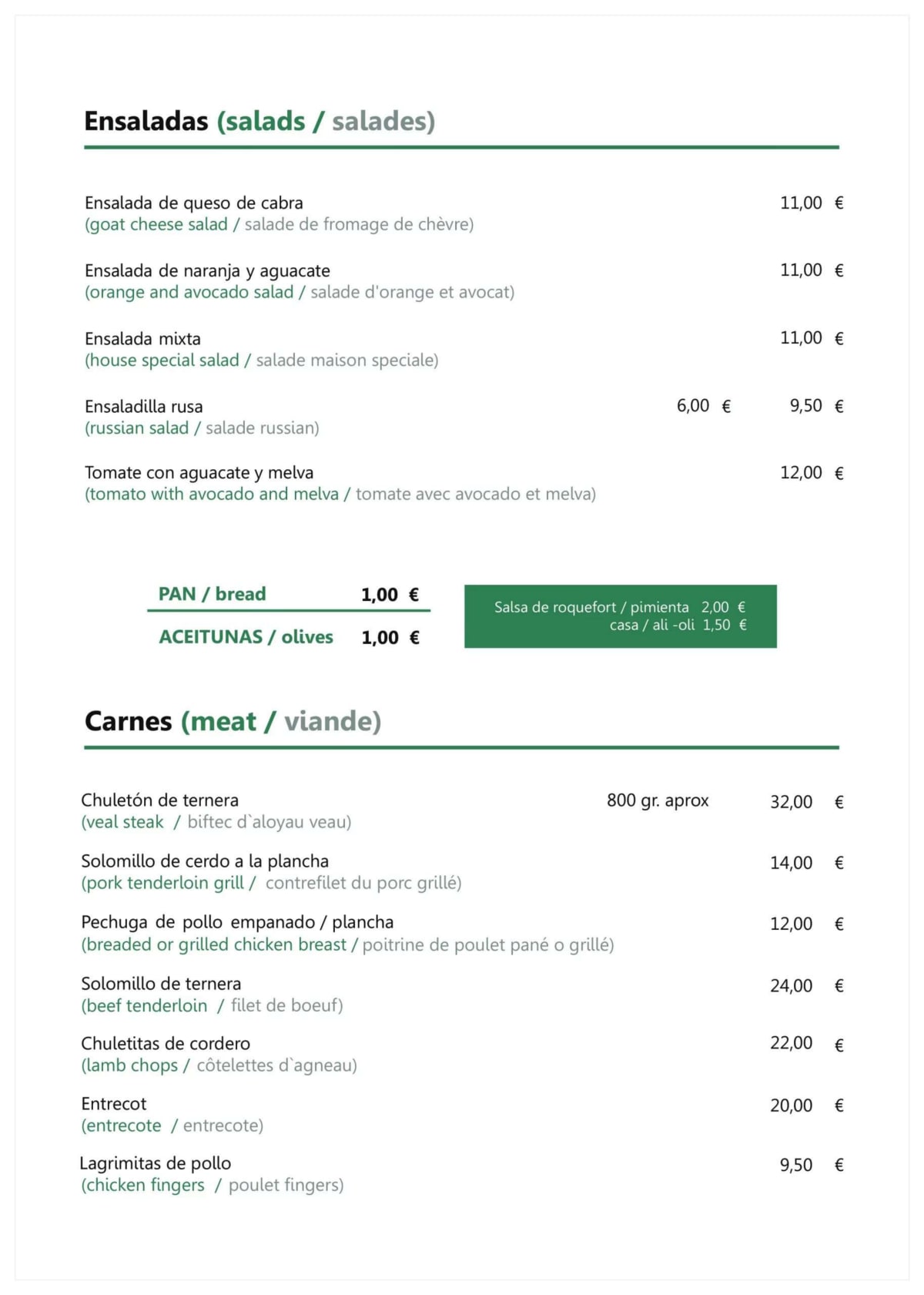 Menu 2024 - Arrocería Tick Tack in Málaga | TheFork