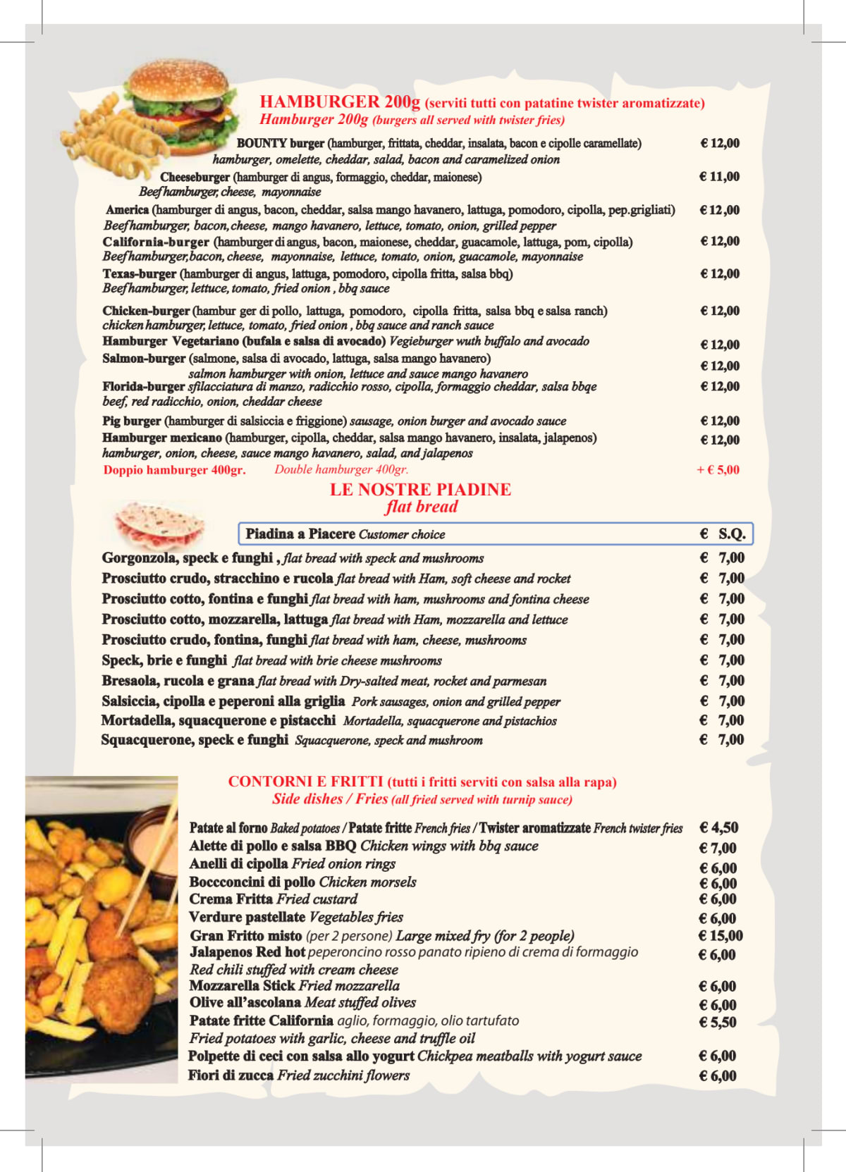 Carte et Menus 2024 - Bounty à Bologne | TheFork