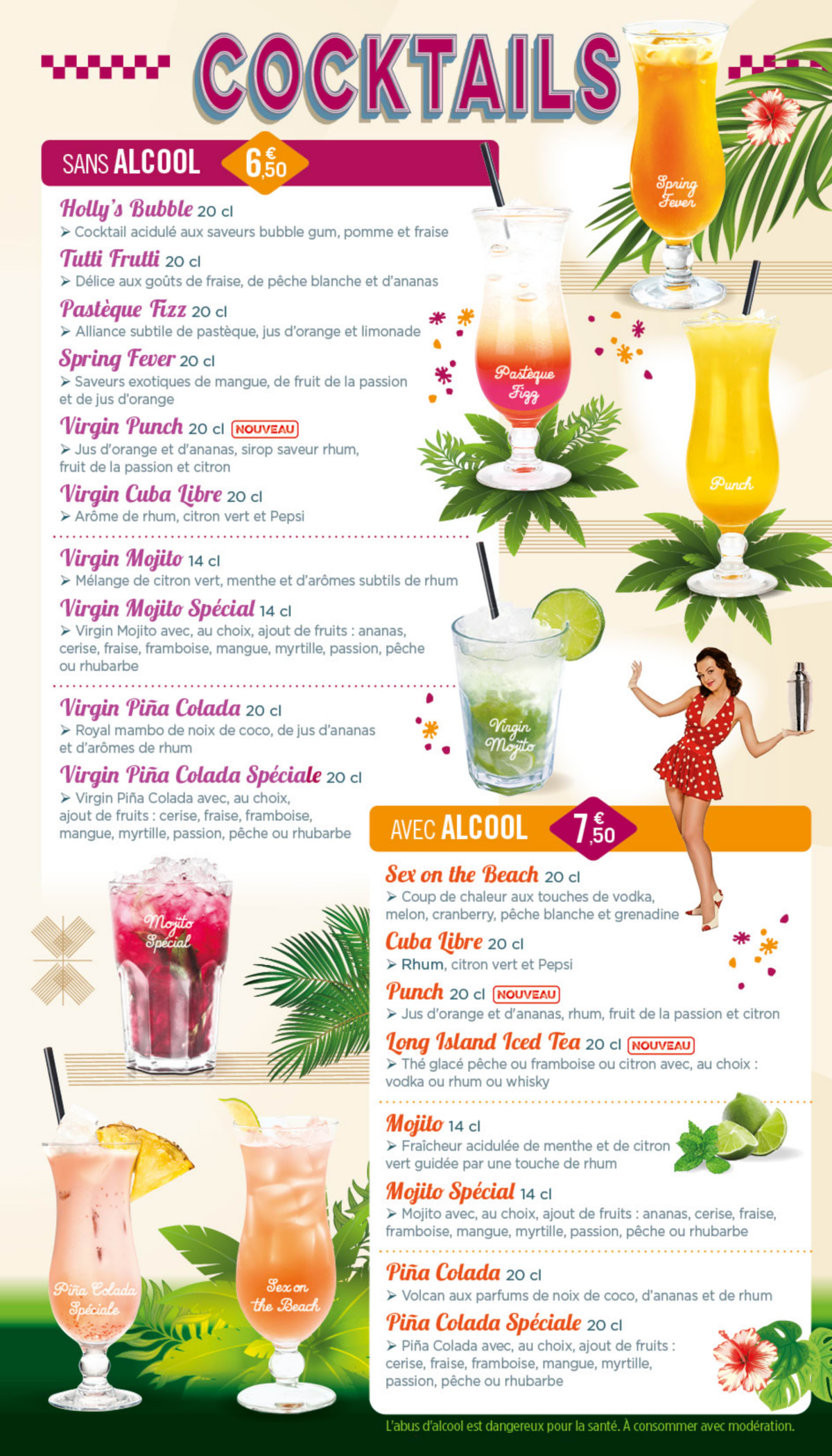 Carte et Menus 2024 - Holly's Diner à Poitiers | TheFork