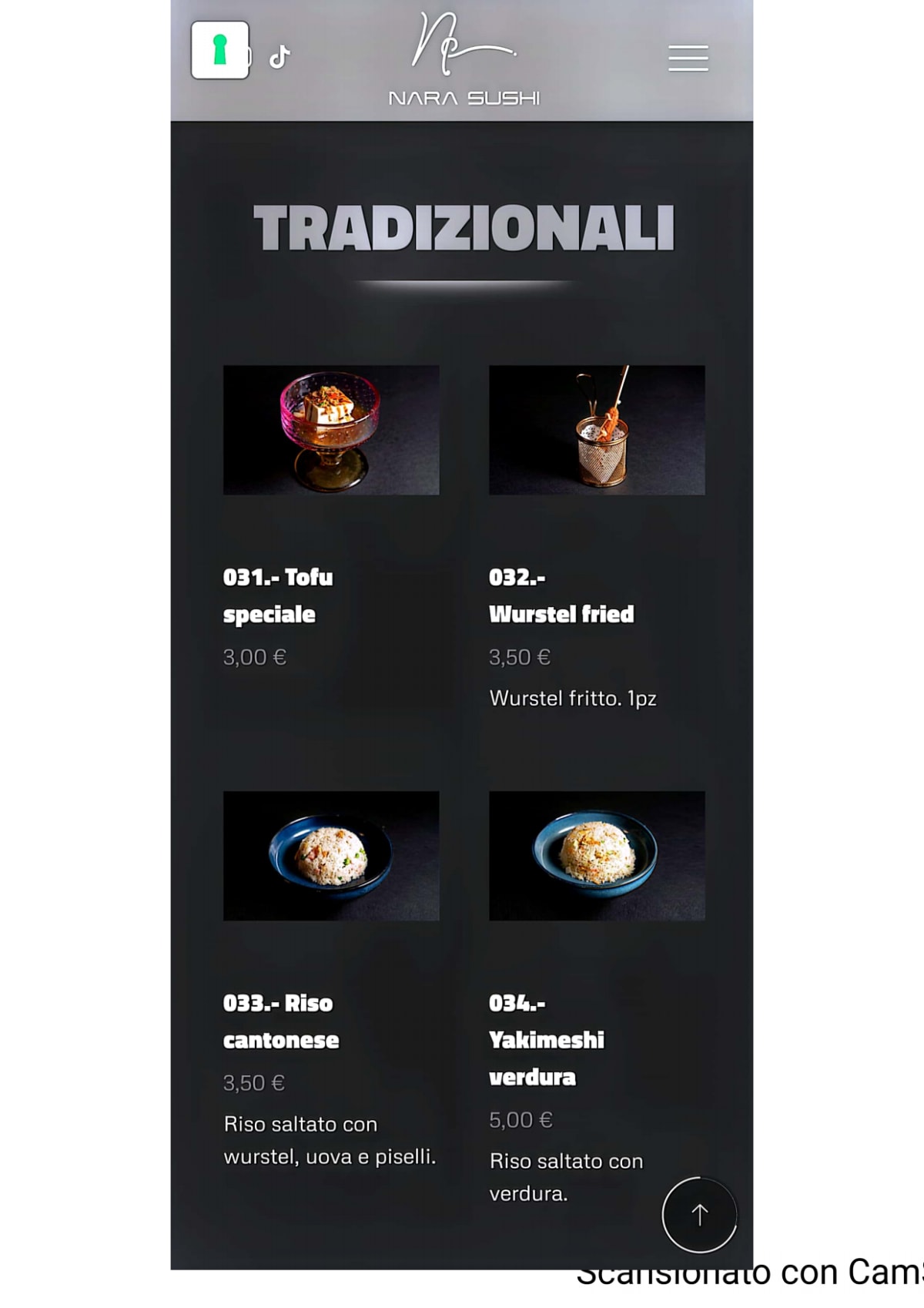 Carte et Menus 2024 - Nara Sushi à Naples | TheFork