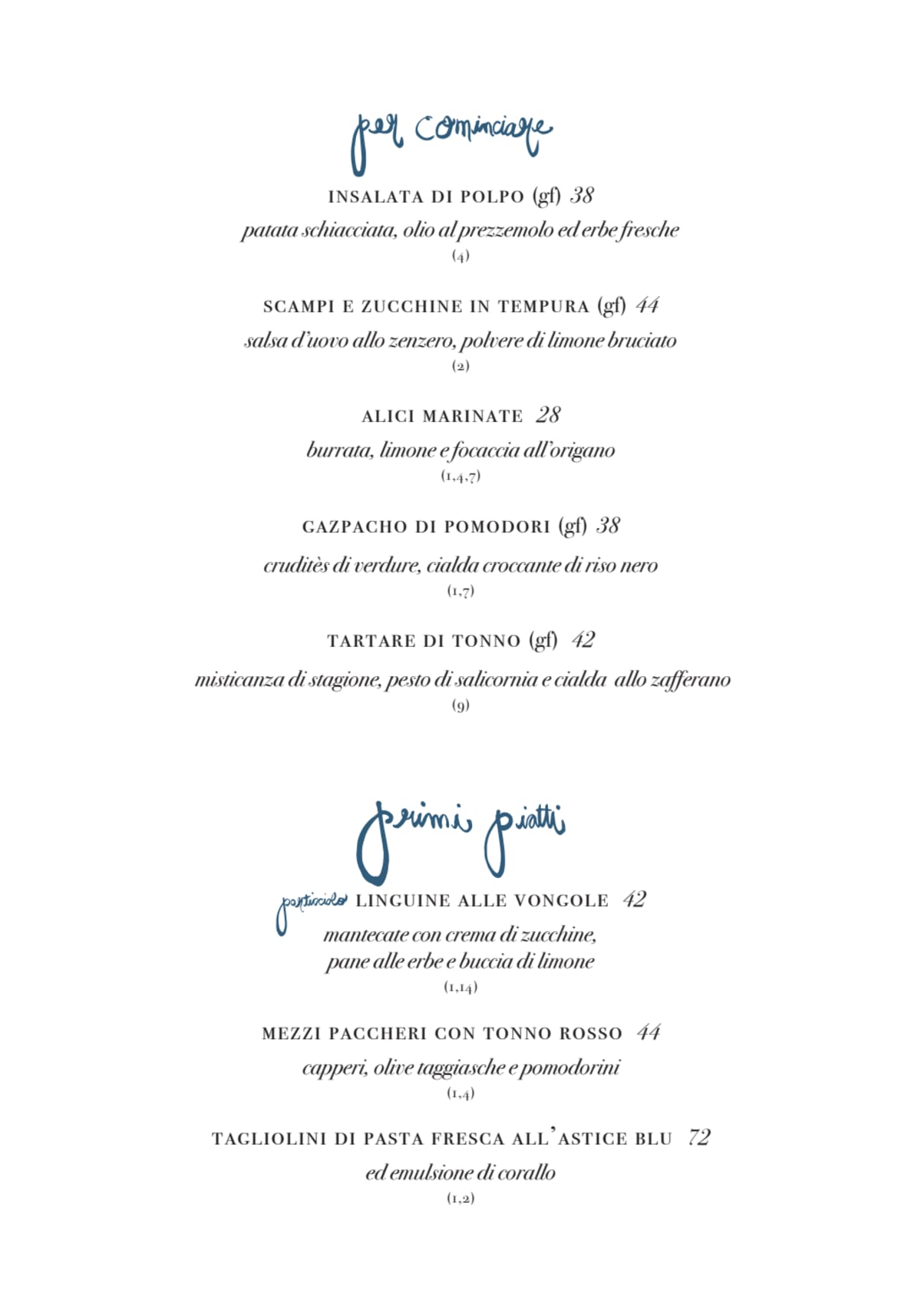 Menù completo e carta 2024 - Il Porticciolo a Venezia | TheFork