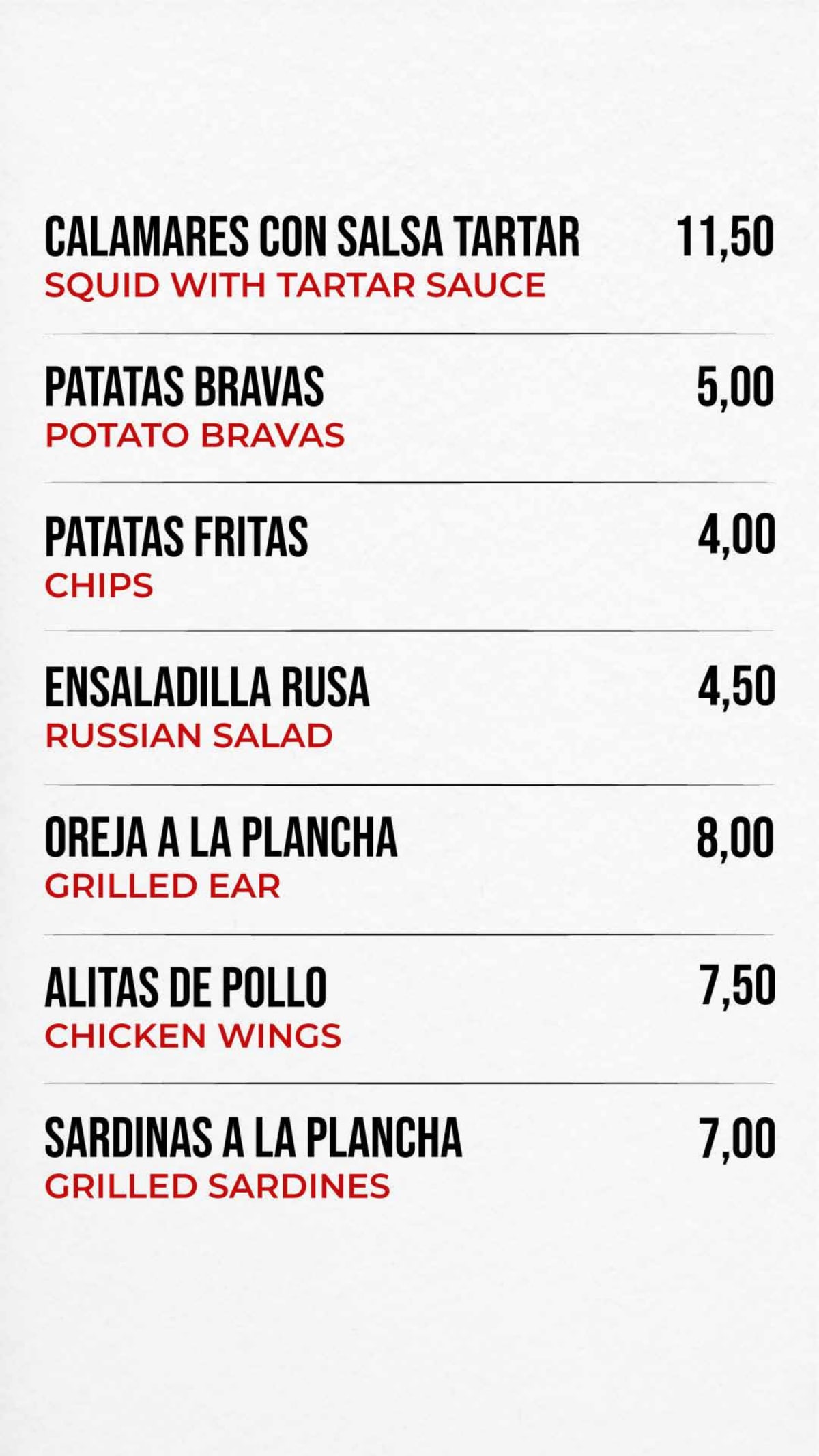 Carte et Menus 2024 - Kopa kabana à Benicolada | TheFork