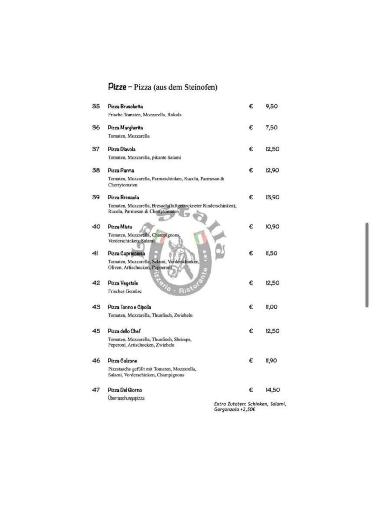 Menù completo e carta 2024 - La Stalla a Bremerhaven | TheFork