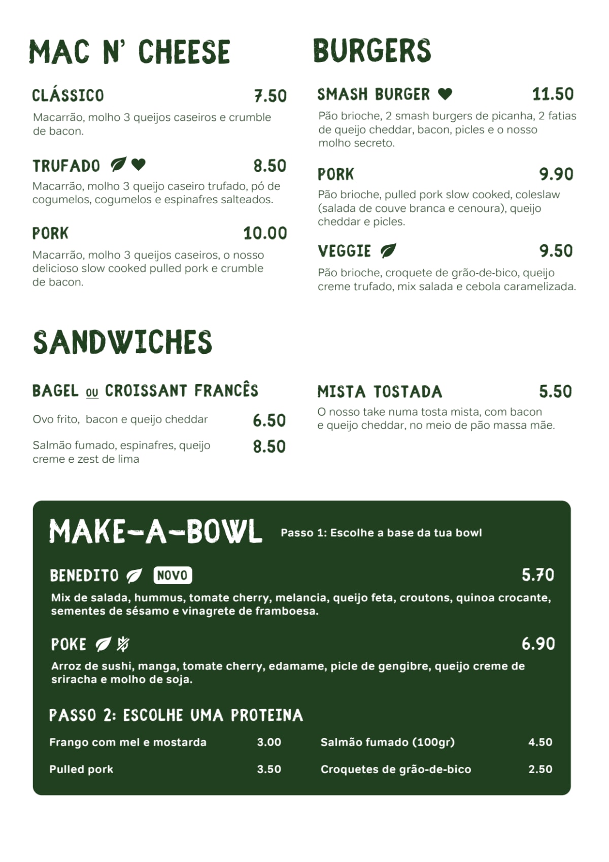 Carte et Menus 2024 - BENEDITO BRUNCH - Barcelos à Barcelos | TheFork