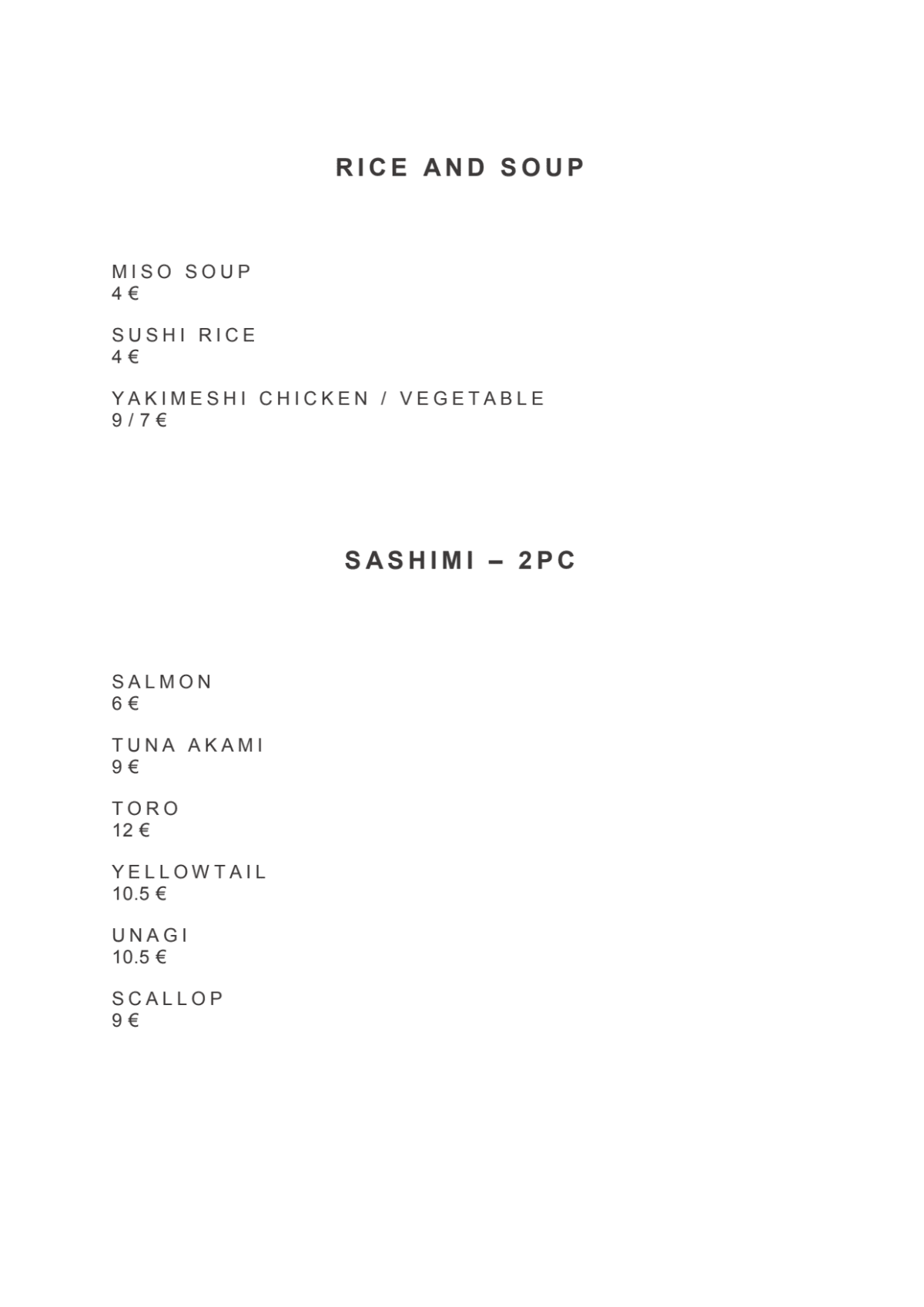 Carte et Menus 2023 - Tomodachi à Marbella | TheFork