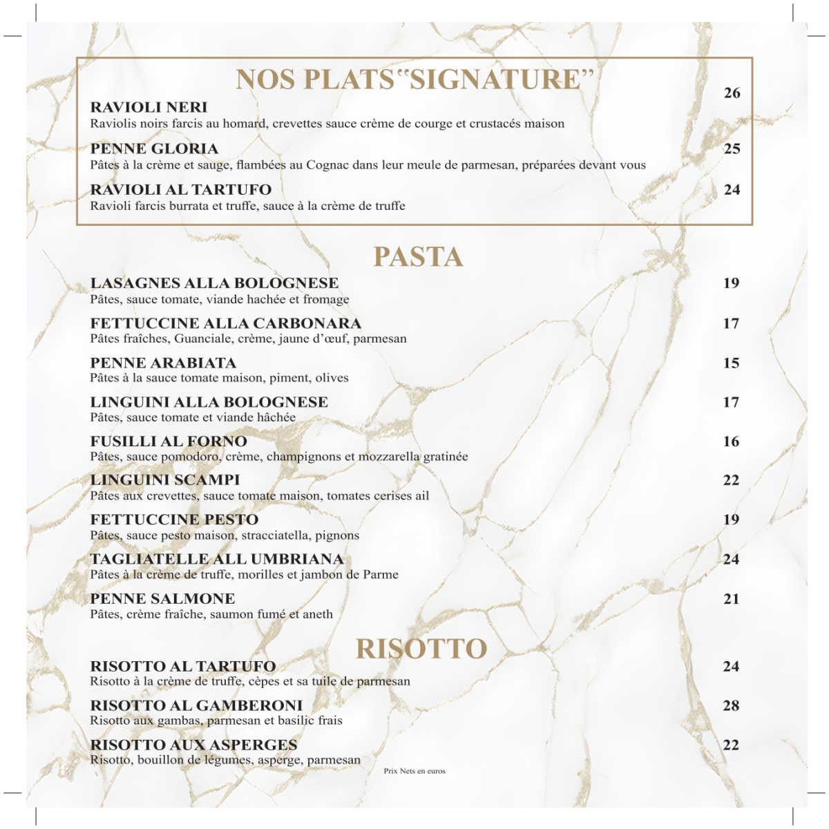 Carte et Menus 2024 - Le Soprano - Poissy à Poissy | TheFork