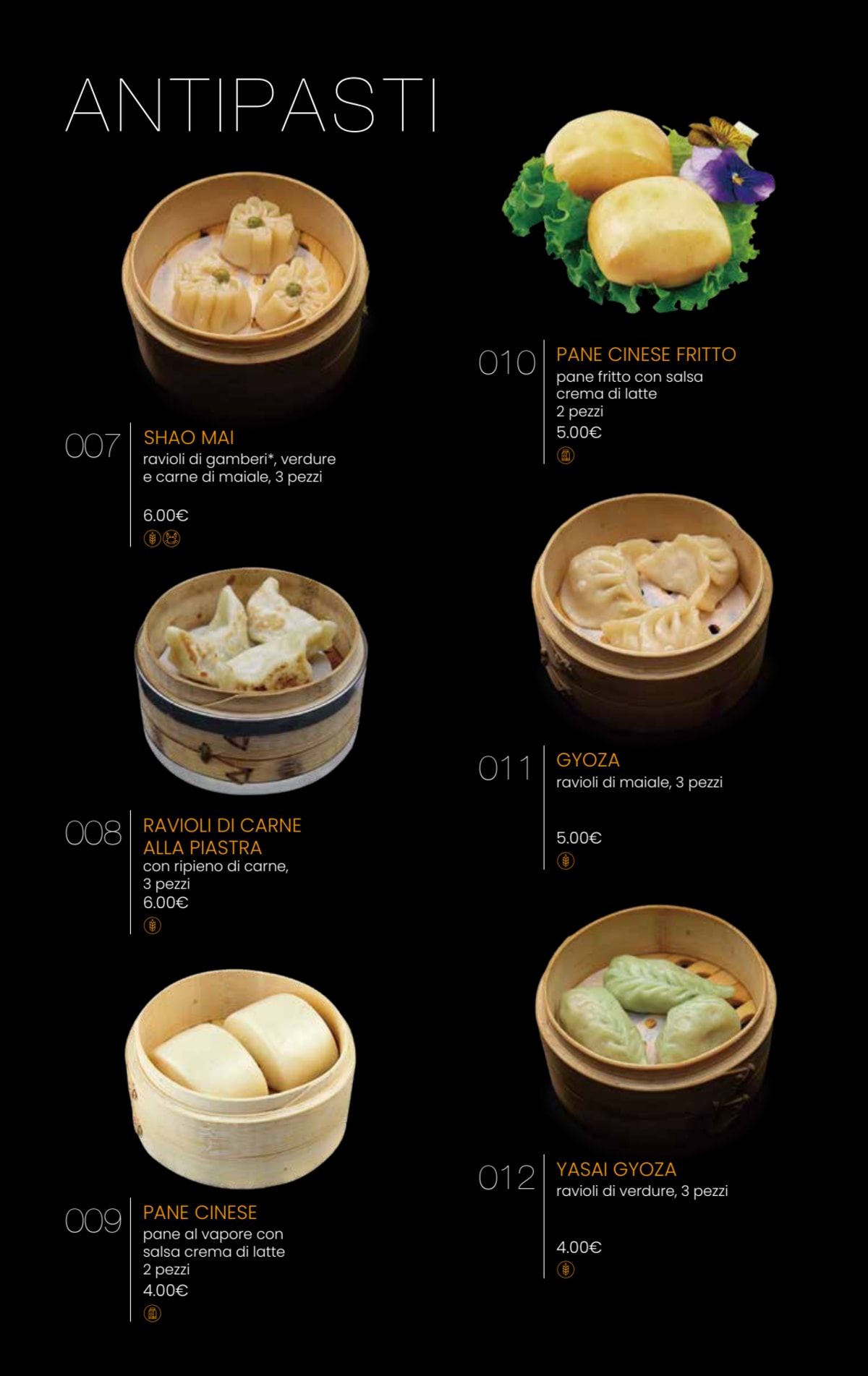 Menù completo e carta 2024 - Lucky star Ristorante Giapponese a Milano ...