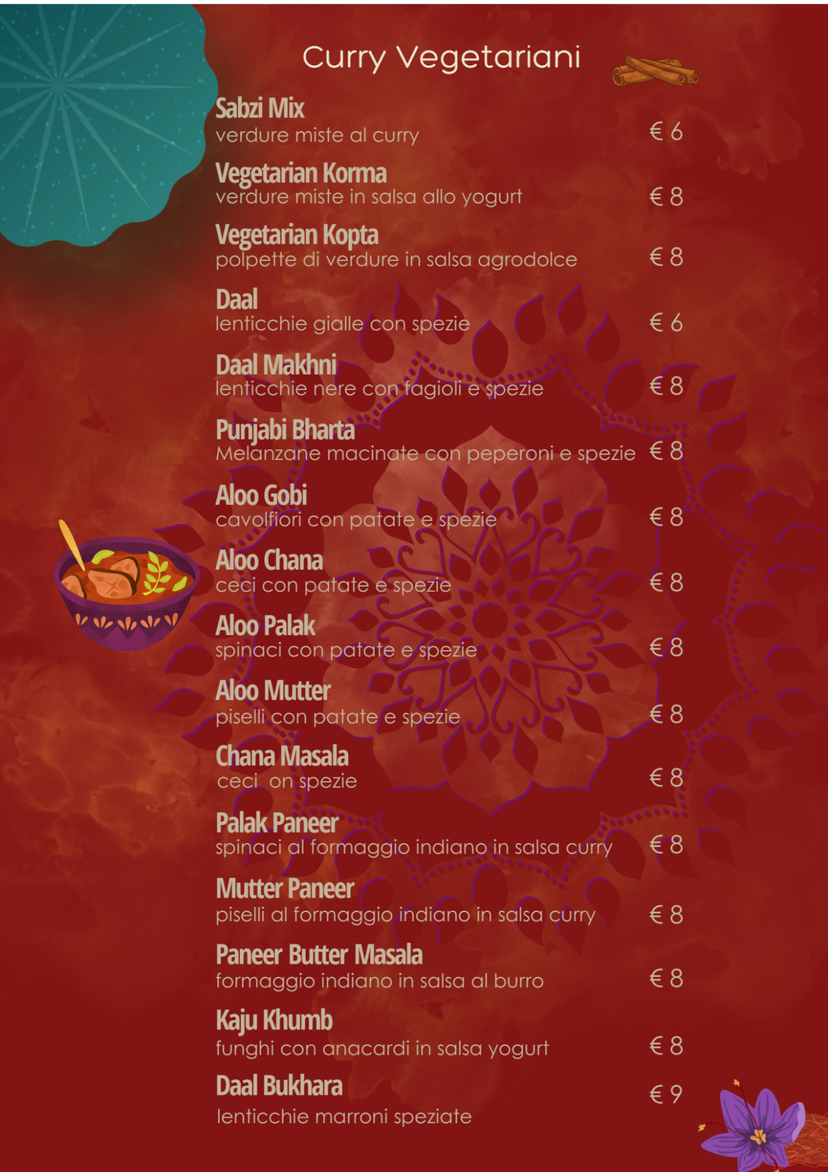 Carte et Menus 2024 - Haldi à Milan | TheFork