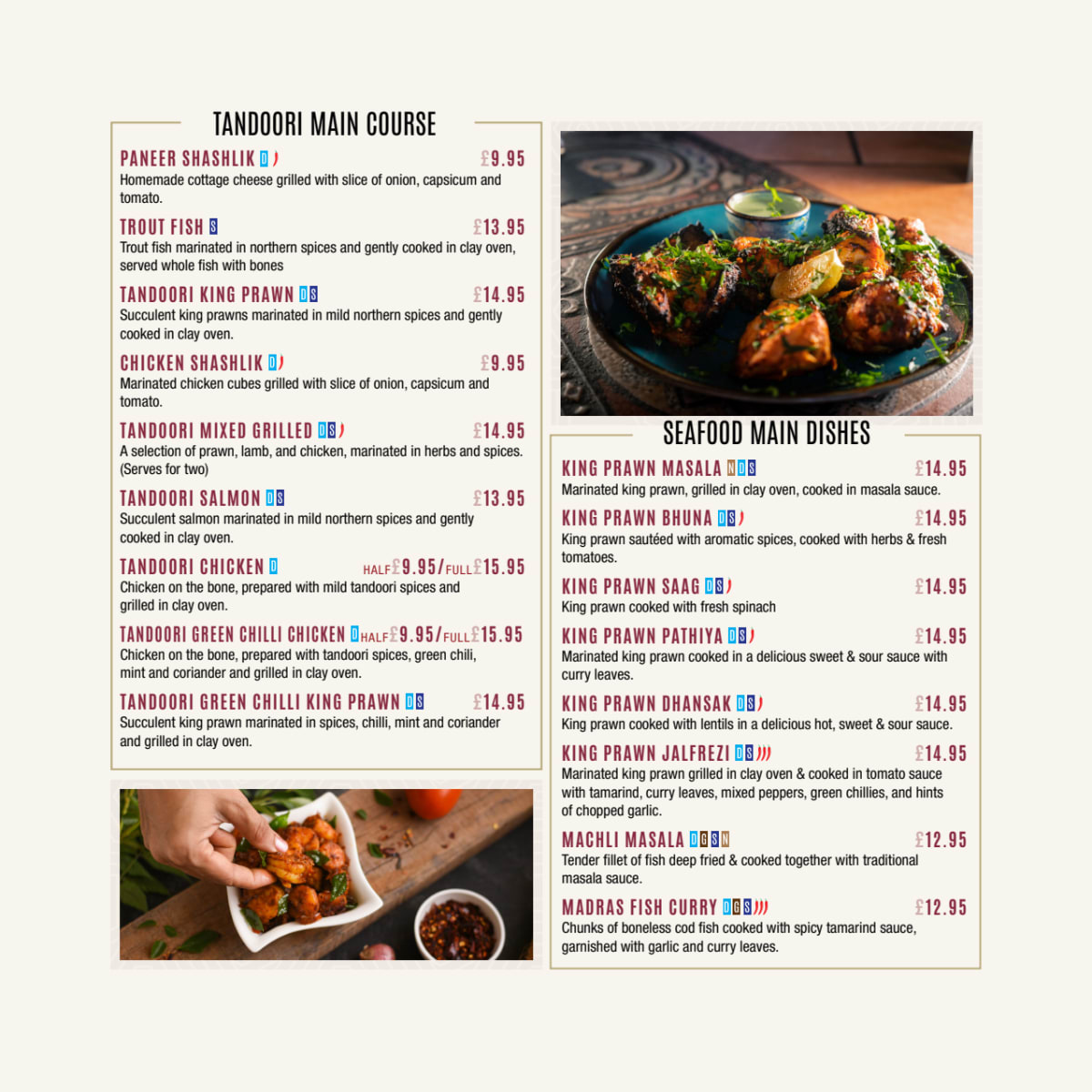 Carte et Menus 2024 - Bombay Bicycle Chef à Londres | TheFork