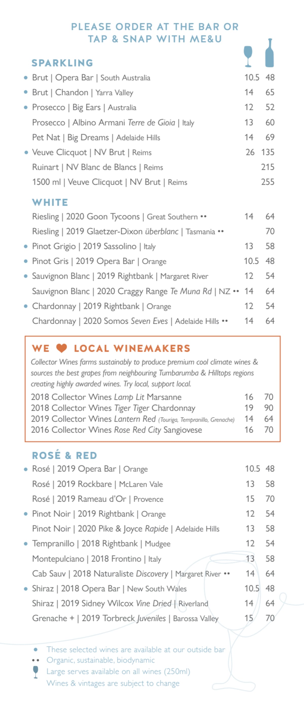 Menus 2024 Opera Bar In Sydney NSW TheFork