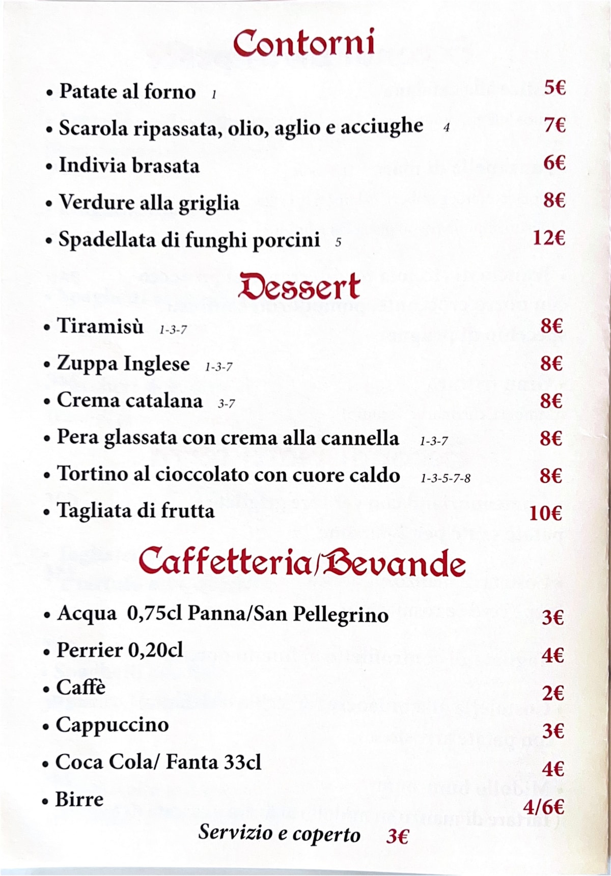 Carte et Menus 2024 - Milano Bistrot à Milan | TheFork