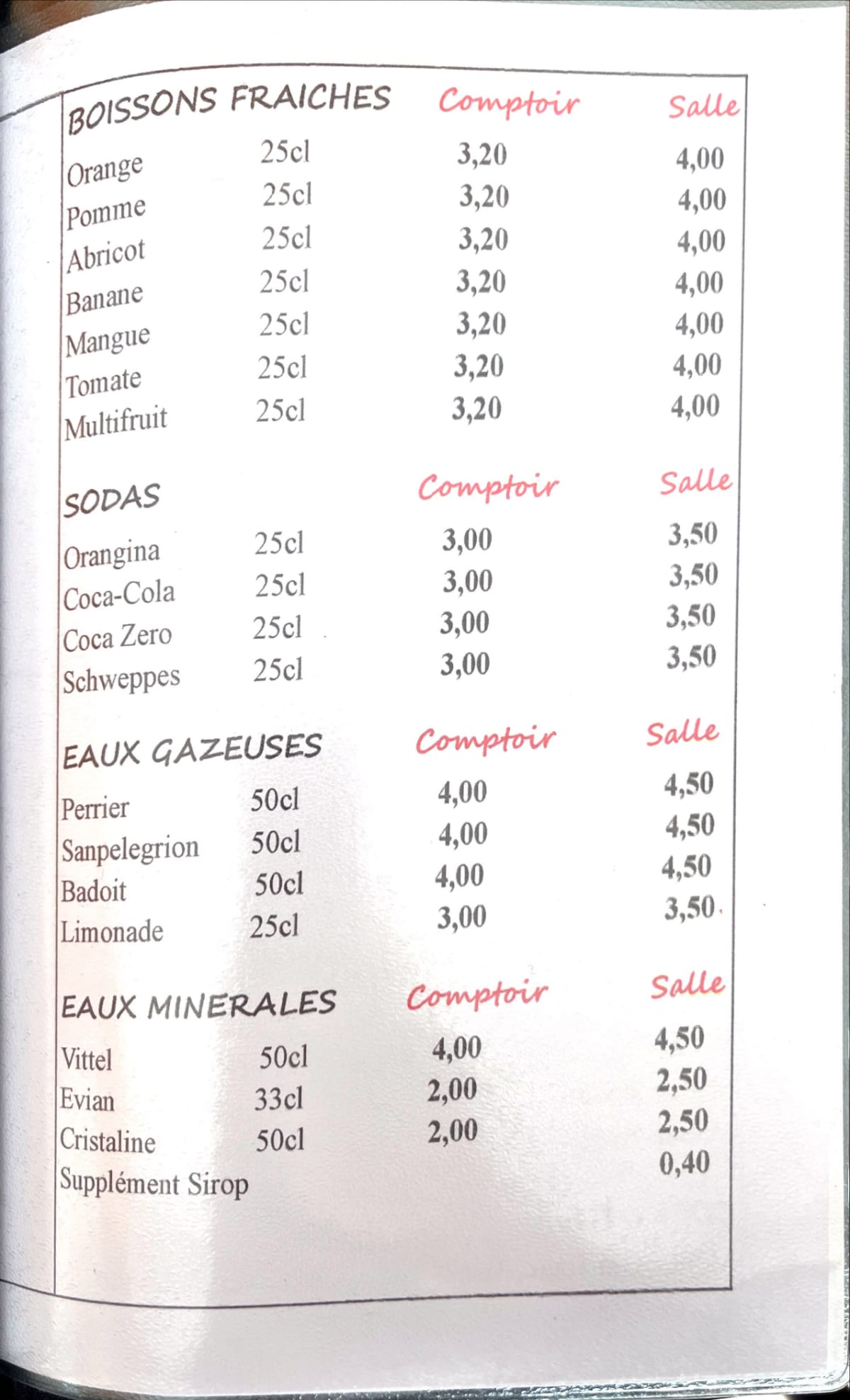 Carte et Menus 2024 - Le Ciel Bleu à Paris | TheFork