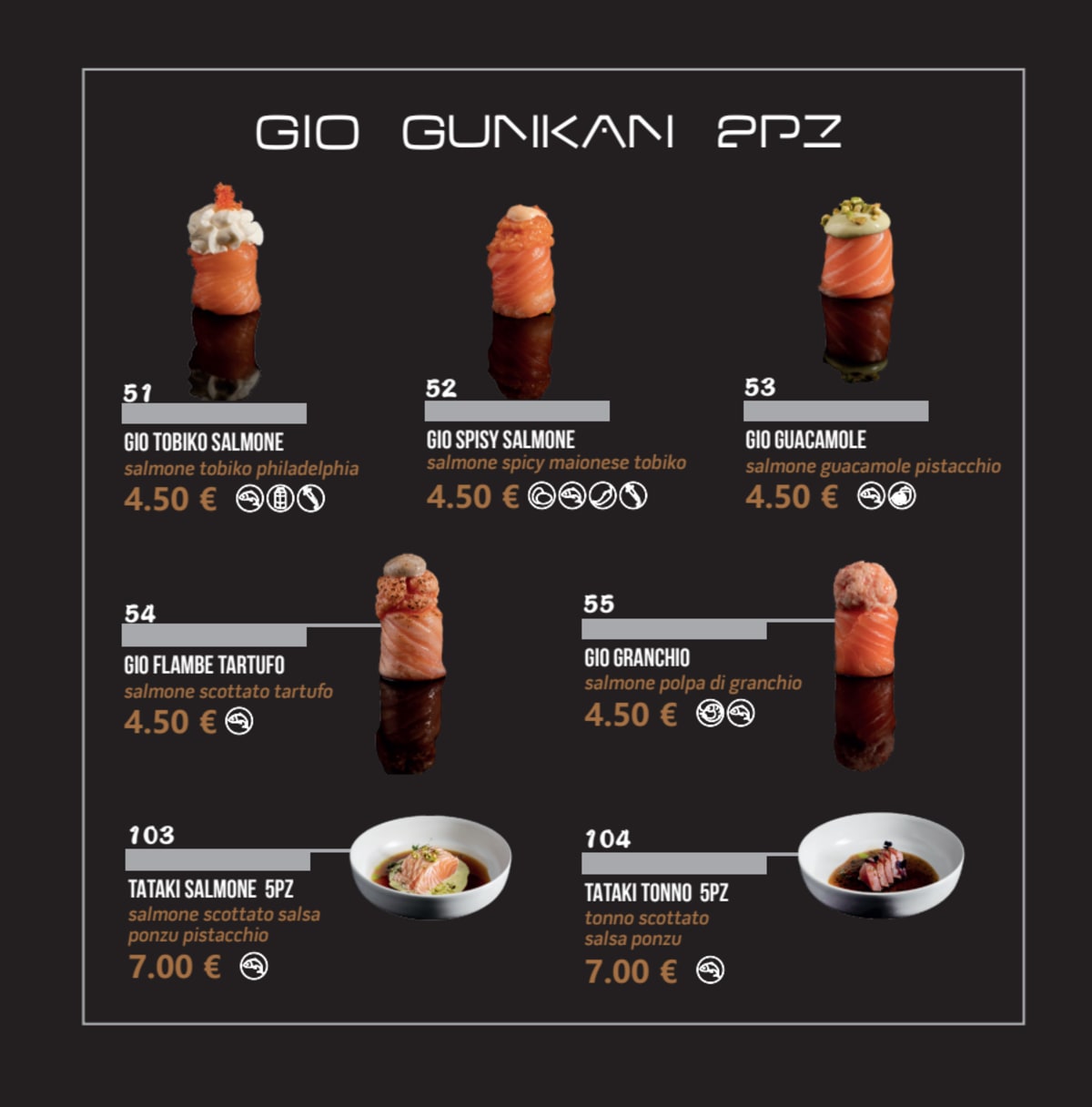 Menu 2024 - Taro Sushi in Frosinone | TheFork