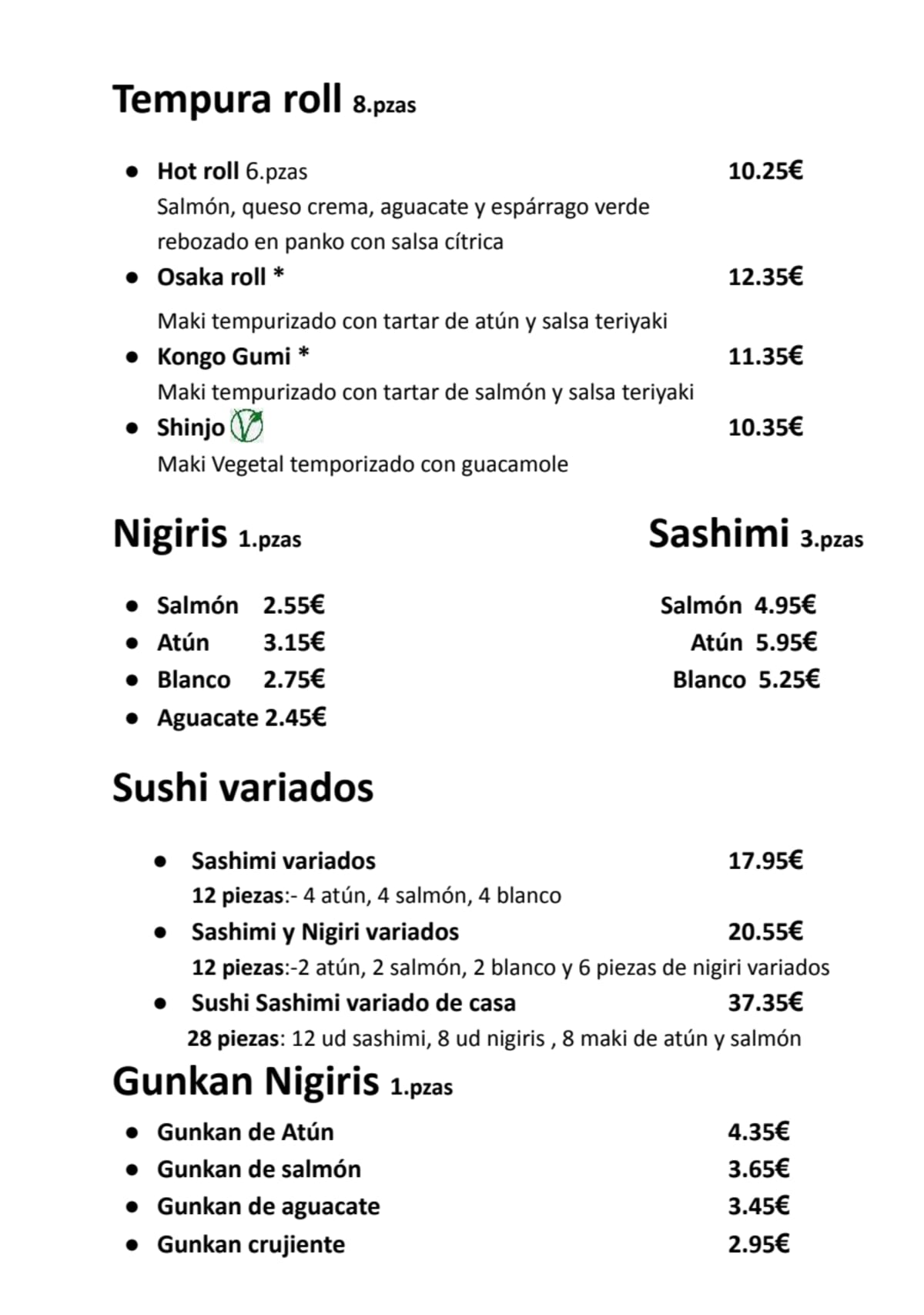 Carte et Menus 2024 - Tomodachi à Barcelone | TheFork