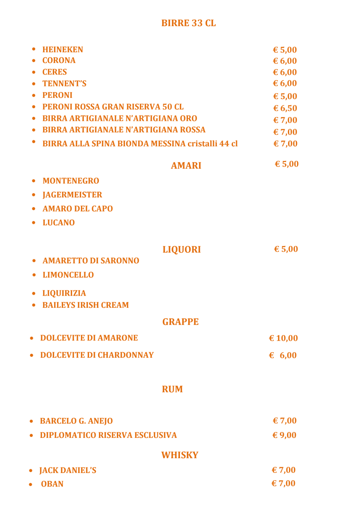 Carte et Menus 2024 - Brillo à Naples | TheFork