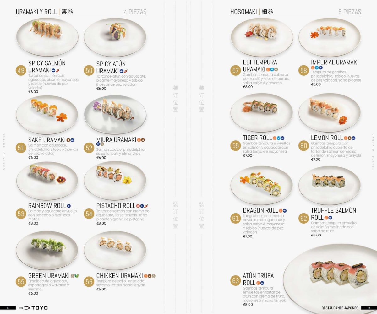 Carte et Menus 2024 - Toyo à Fuengirola | TheFork