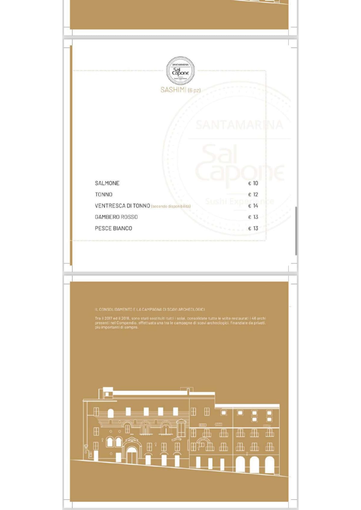Menù completo e carta 2024 - Sal Capone Santa Marina a Palermo | TheFork