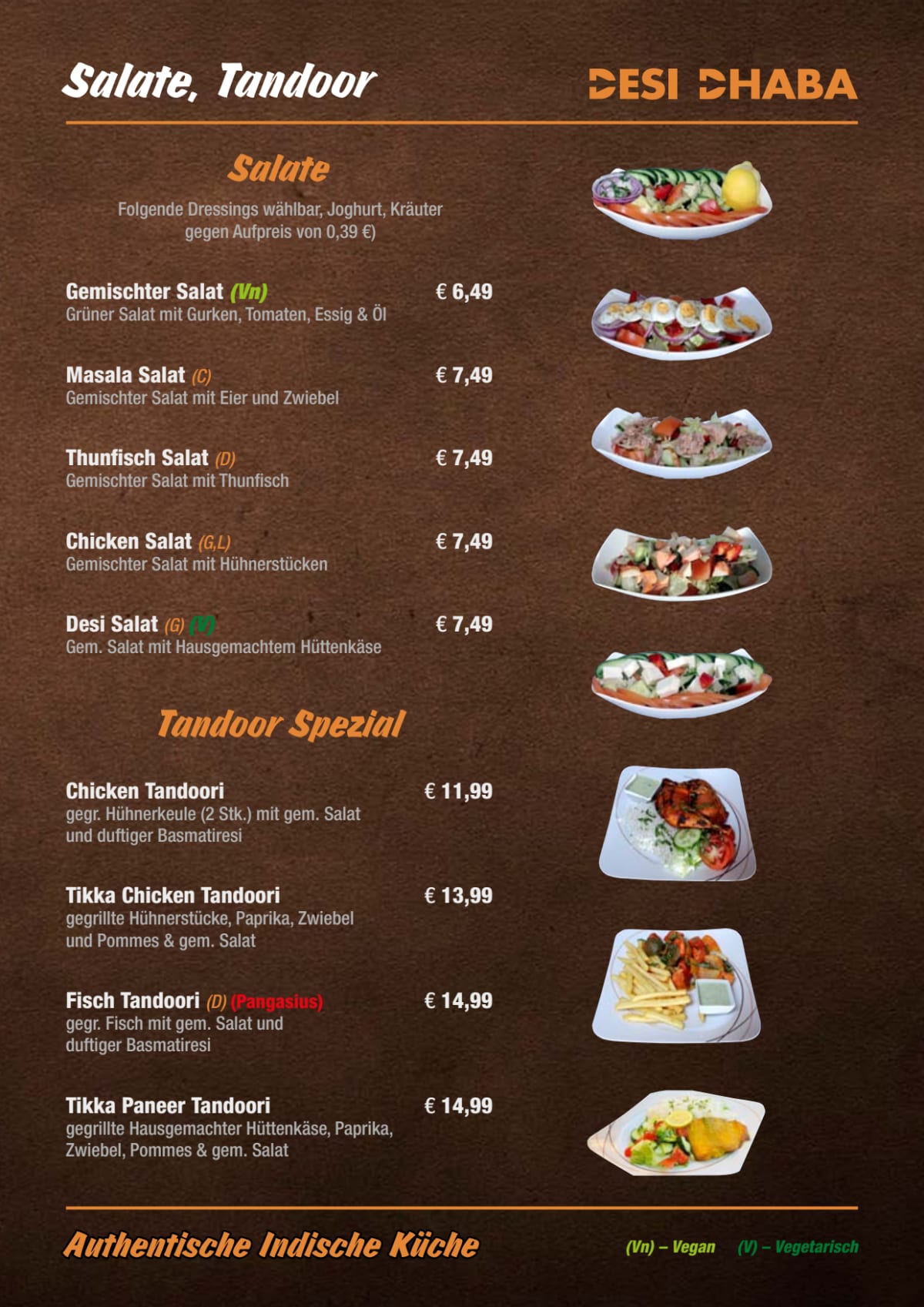 Carte et Menus 2024 - Desi Dhaba à Vienne | TheFork