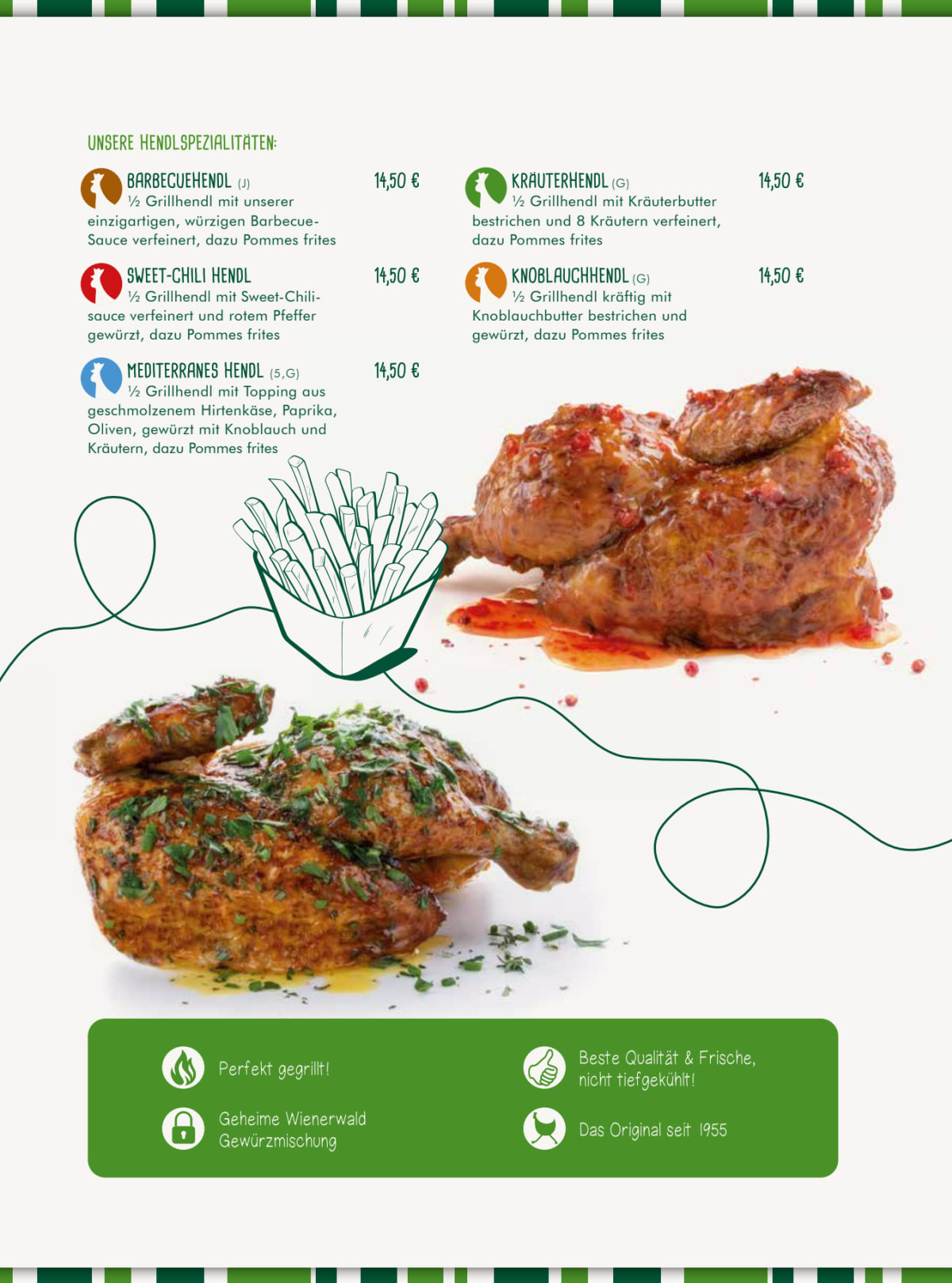 Carte et Menus 2023 - Hendl Glück à Munich | TheFork