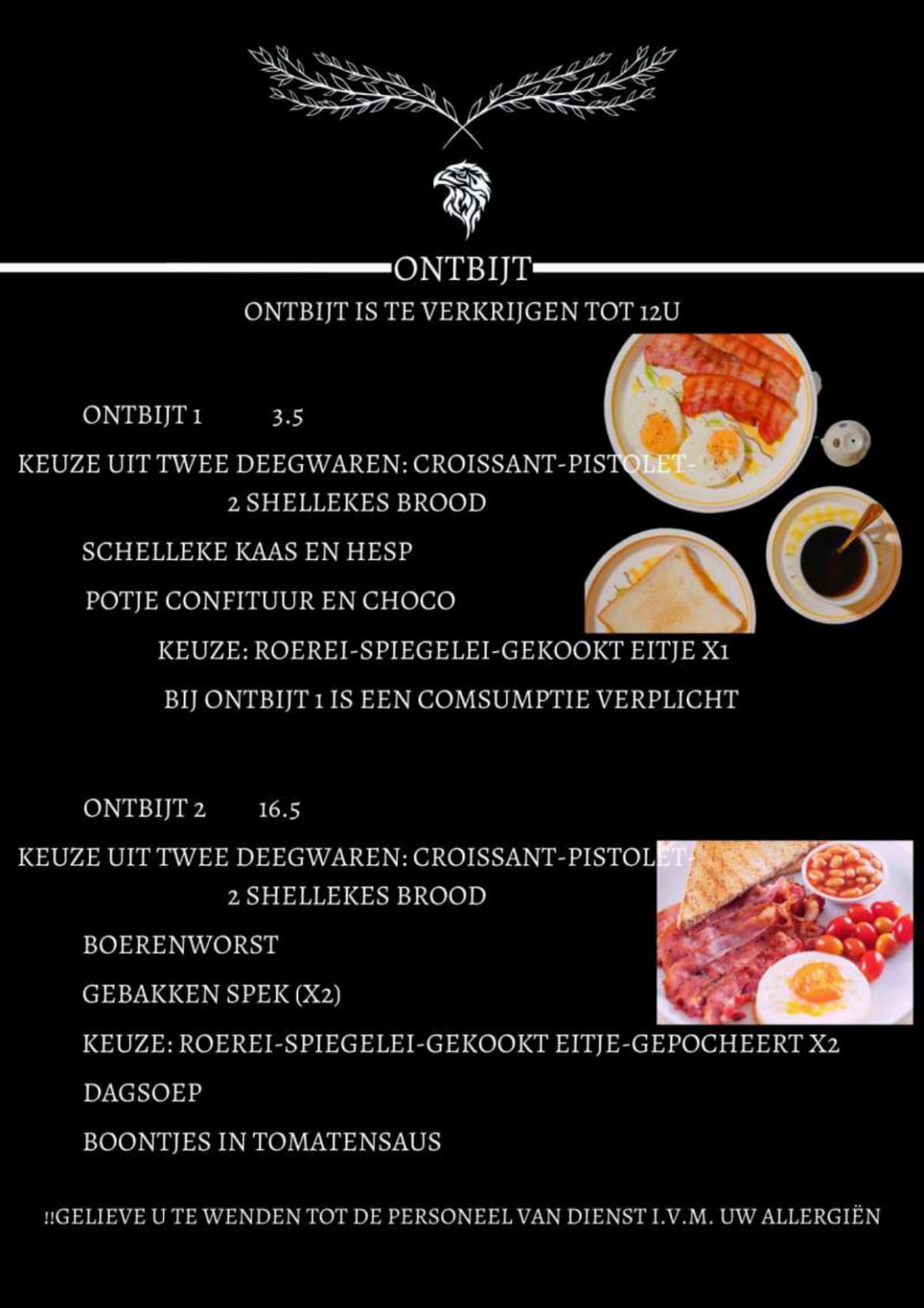 Menu 2024 - Hof Van Rieth em Mortsel | TheFork