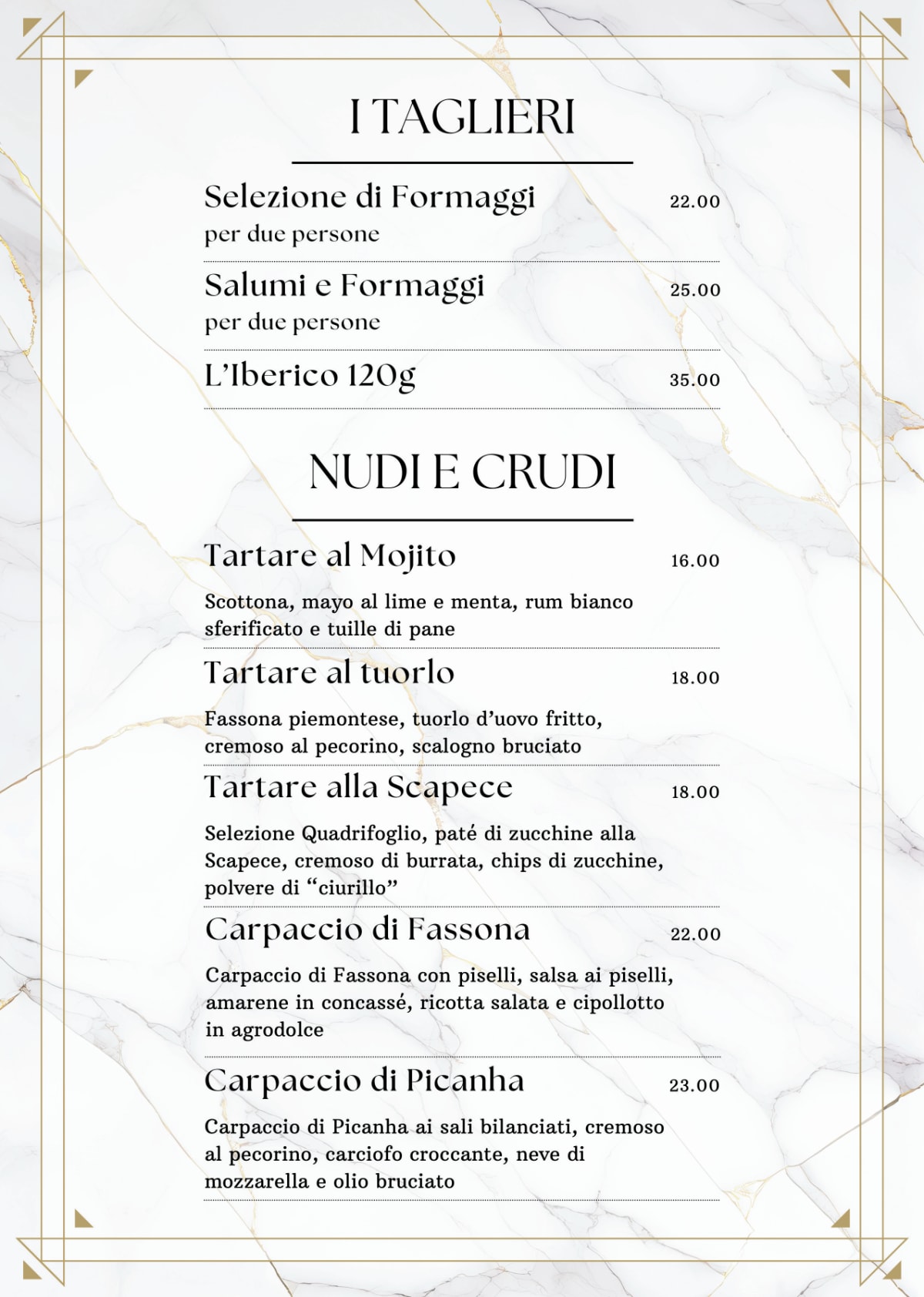 Carte et Menus 2024 - Estro Beef Bar à San Giorgio a Cremano | TheFork