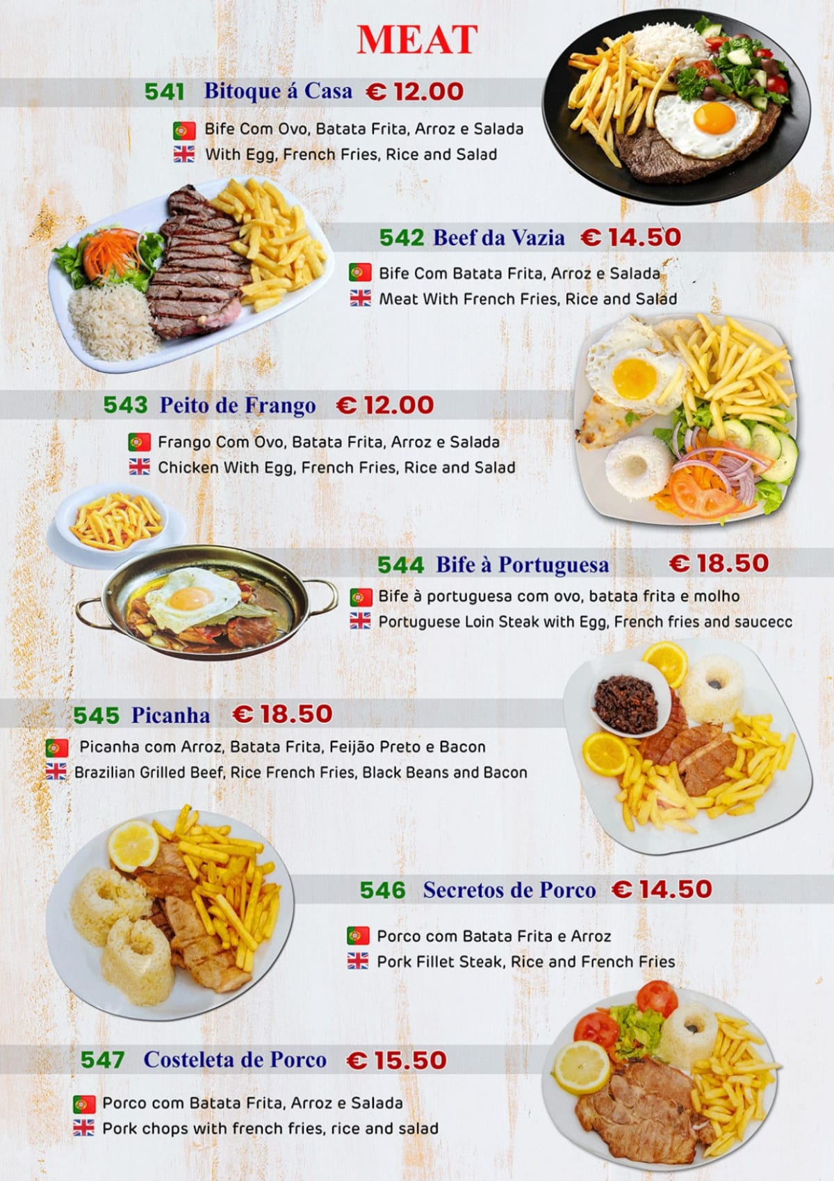 Menu 2024 - Taberna do Castelo in Lisbon | TheFork