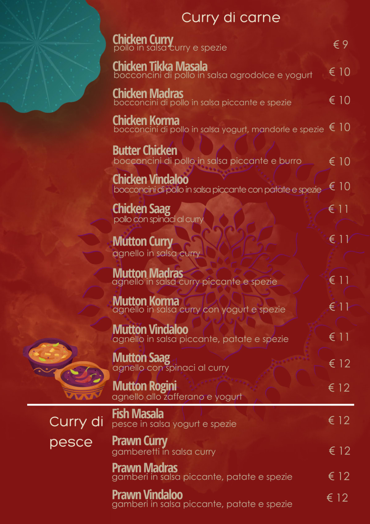 Menu 2024 - Haldi in Milan | TheFork