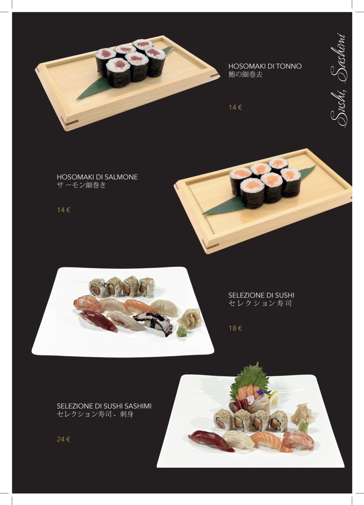 Menu 2024 - Sansei em Lavello | TheFork