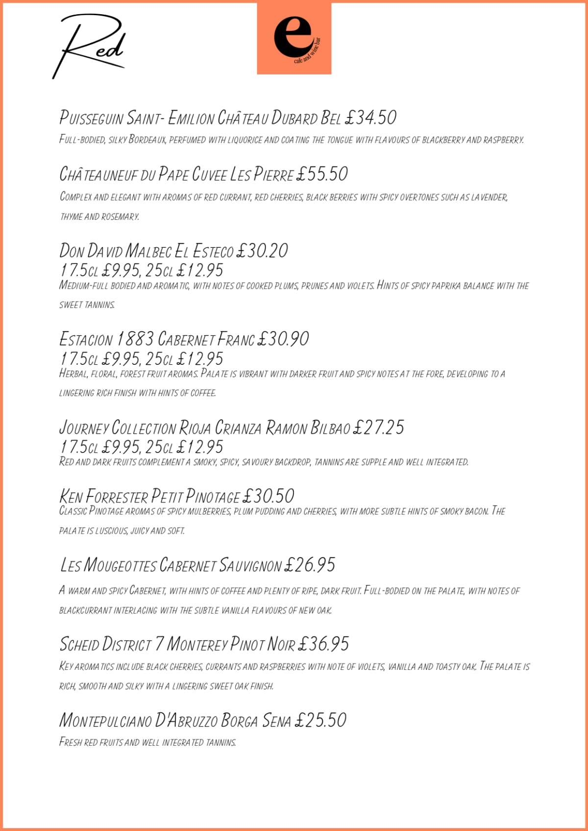 Menus 2024 - Eleven Amersham in Amersham | TheFork