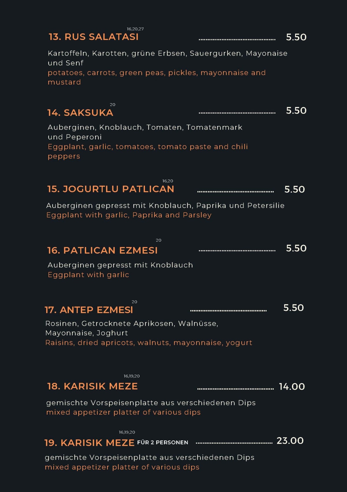 Carte et Menus 2024 - Han Restaurant am Wettbachplatz à Sindelfingen ...