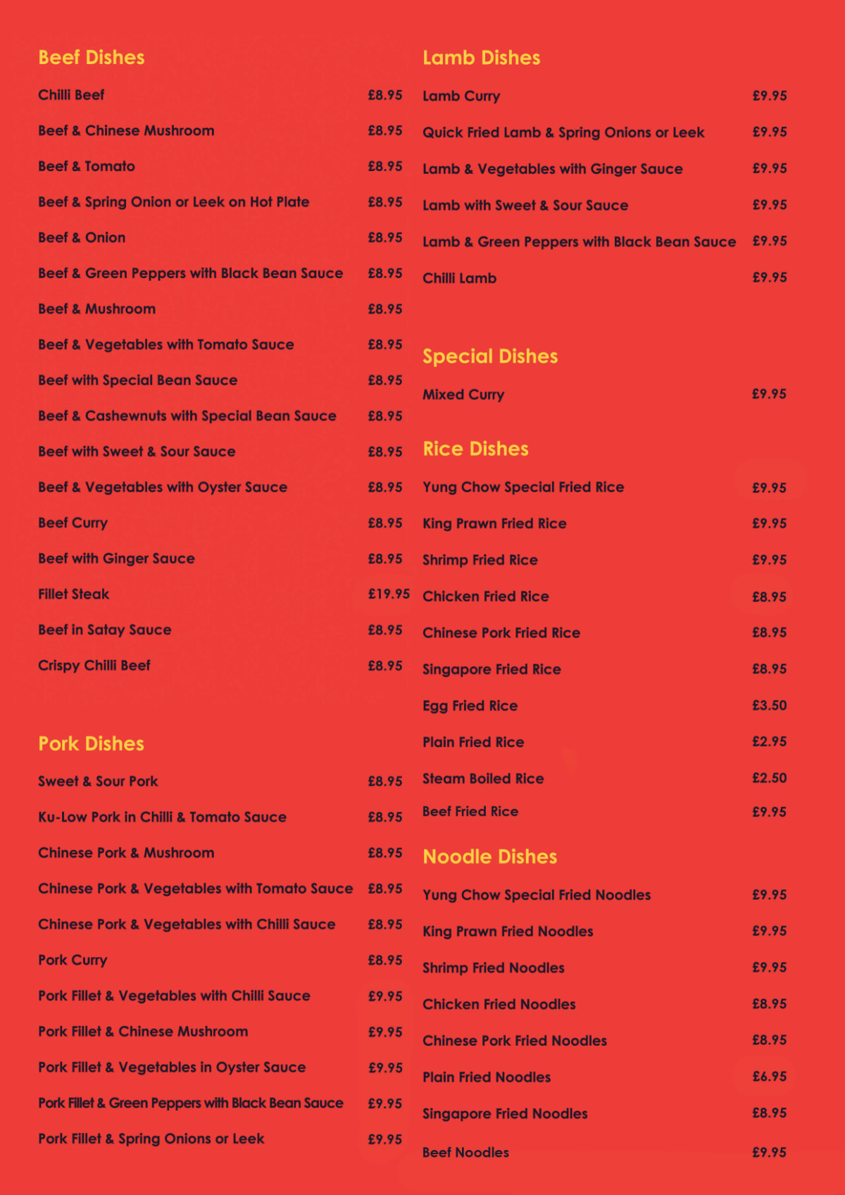 Menus 2024 - Lings on Kings in Southport | TheFork