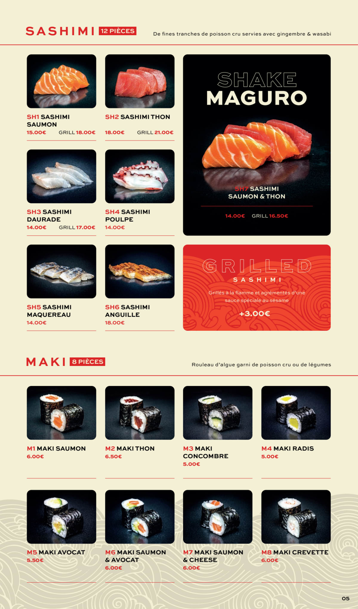 Menu 2024 - AYAKO SUSHI Cagnes-sur-Mer in Cagnes-sur-Mer | TheFork