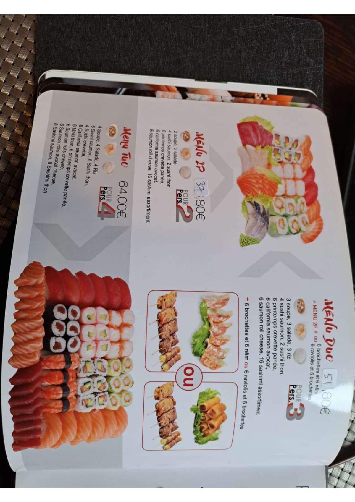 Carte et Menus 2024 - Robata à Paris | TheFork