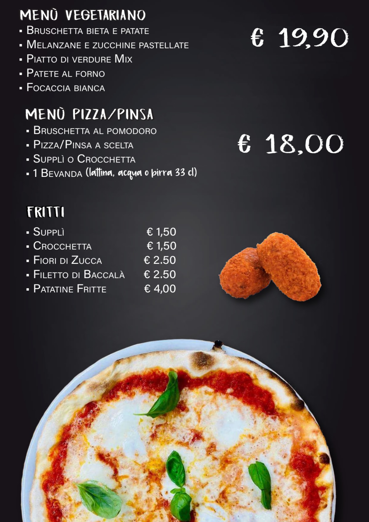 Carte et Menus 2024 - Al passo 10 à Rome | TheFork