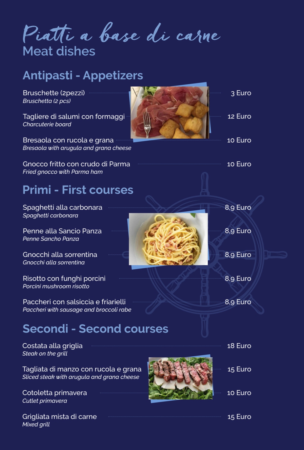 Menù completo e carta 2024 - 80 Voglia di Pesce - No menu fisso e ...