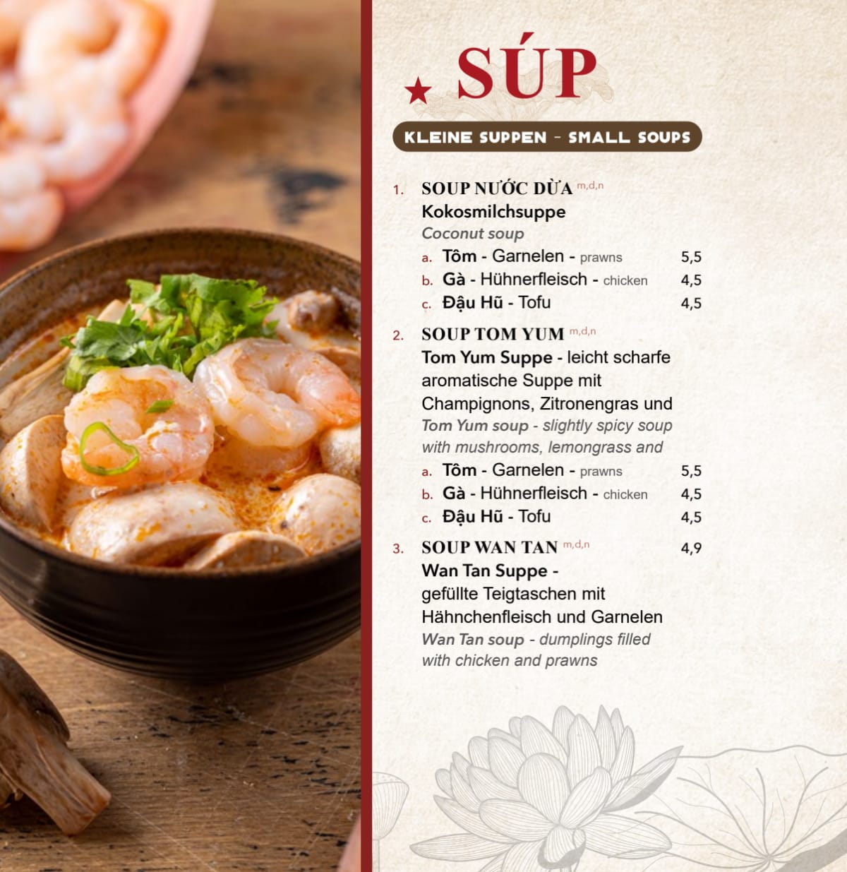 Carte et Menus 2024 - Saigon Com Nieu à Berlin | TheFork