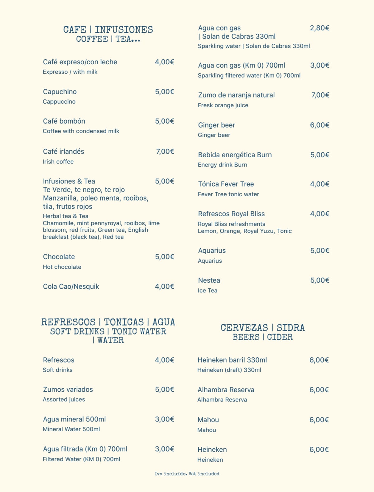 Menu 2024 - La Santa Maria - Hotel Barceló Torre de Madrid in Madrid ...