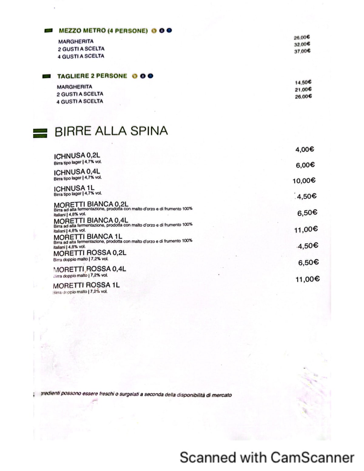 Menù completo e carta 2024 - Anima a Muggiò | TheFork