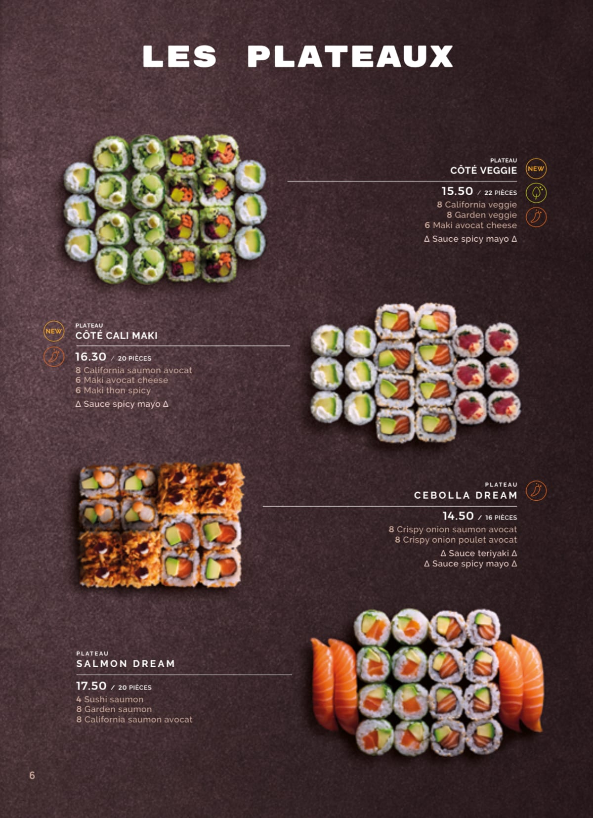 Carte Et Menus 2023 Côté Sushi Le Havre à Le Havre Thefork
