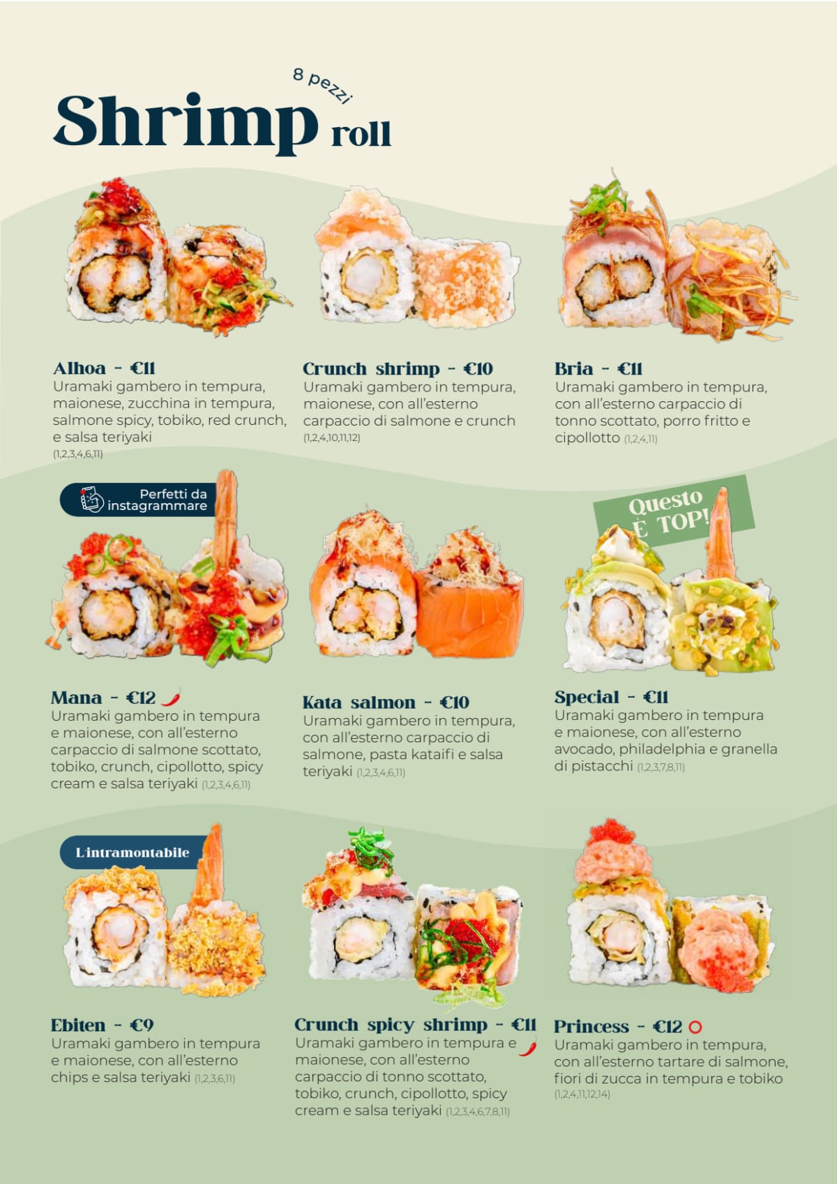 Carta y menù 2024 Actualizados - Makai Uramakeria en Meda | TheFork