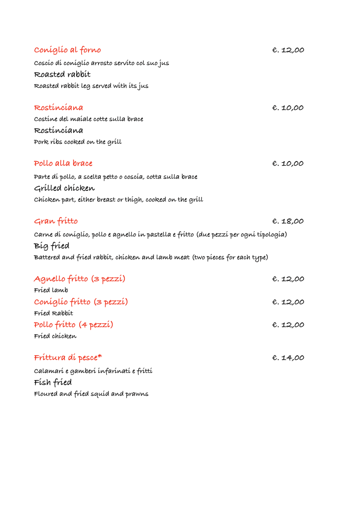 Carte et Menus 2024 - Zi Martino à San Giusto | TheFork