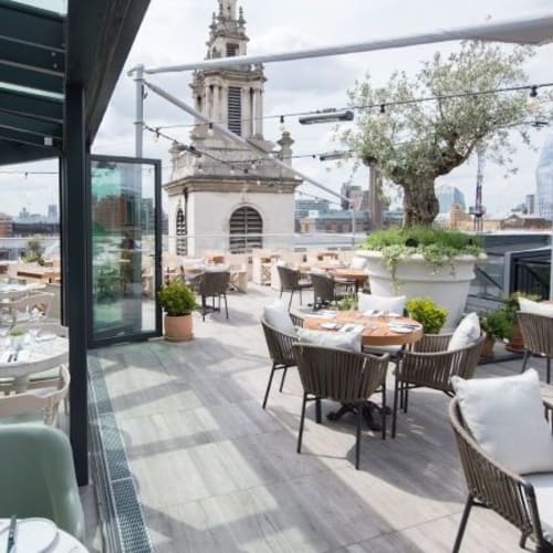 The Crown Afternoon Tea at Mercer Roof Terrace in London - Restaurant ...
