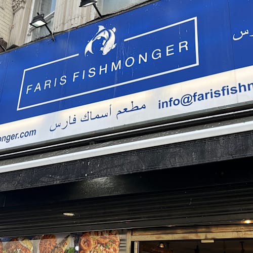 Menu 2025 - Faris Fishmonger in Londen | TheFork