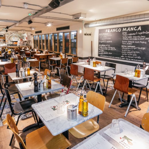 Carte et Menus 2024 - Franco Manca Soho à Londres | TheFork
