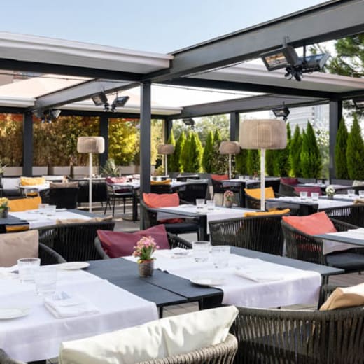 Restaurante Karrara Terrasse- Hotel Puerta América 5 en Madrid - Menú ...