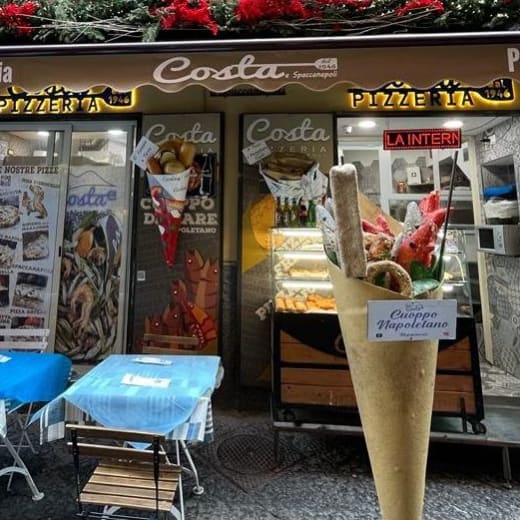 Carte et Menus 2025 - Pizzeria Costa a Spaccanapoli à Naples | TheFork