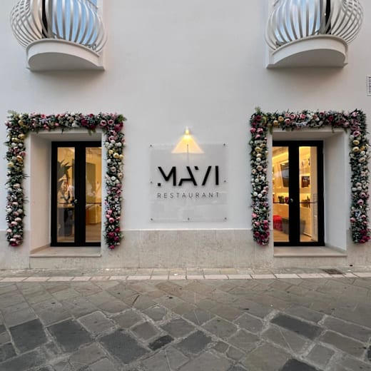 Menù completo e carta 2025 - Mavi Restaurant Palazzo Antonietta ...