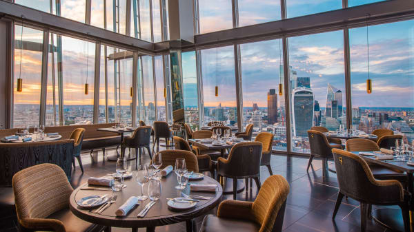 Menus 2022 - aqua shard in London - TheFork