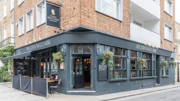 Menus 2023 - Sir John Balcombe Marylebone in London | TheFork